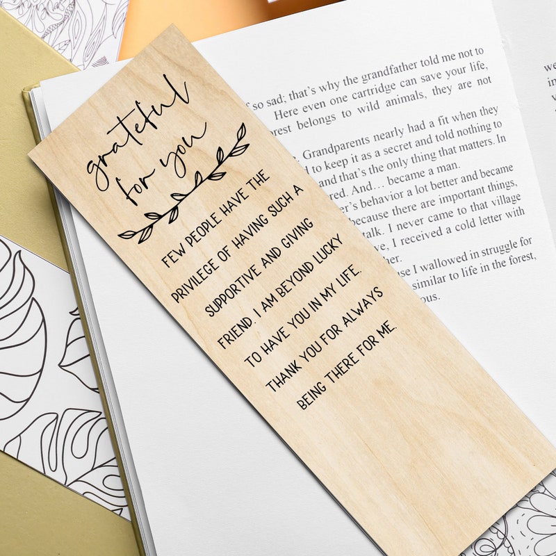 Thank You Bookmark - Etsy