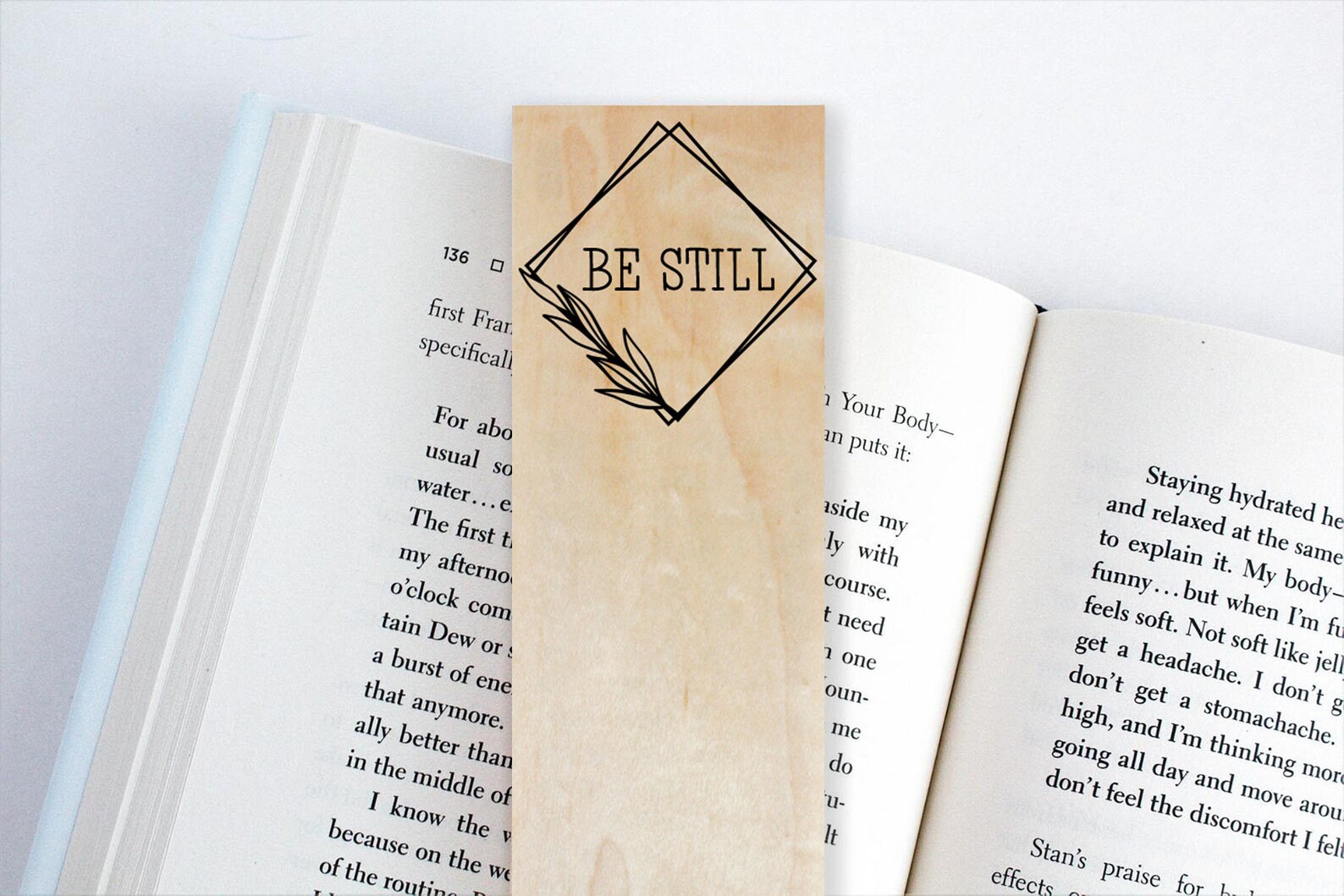 Be Still My Soul Bookmark / Wood Bookmark / Bible Verse / - Etsy