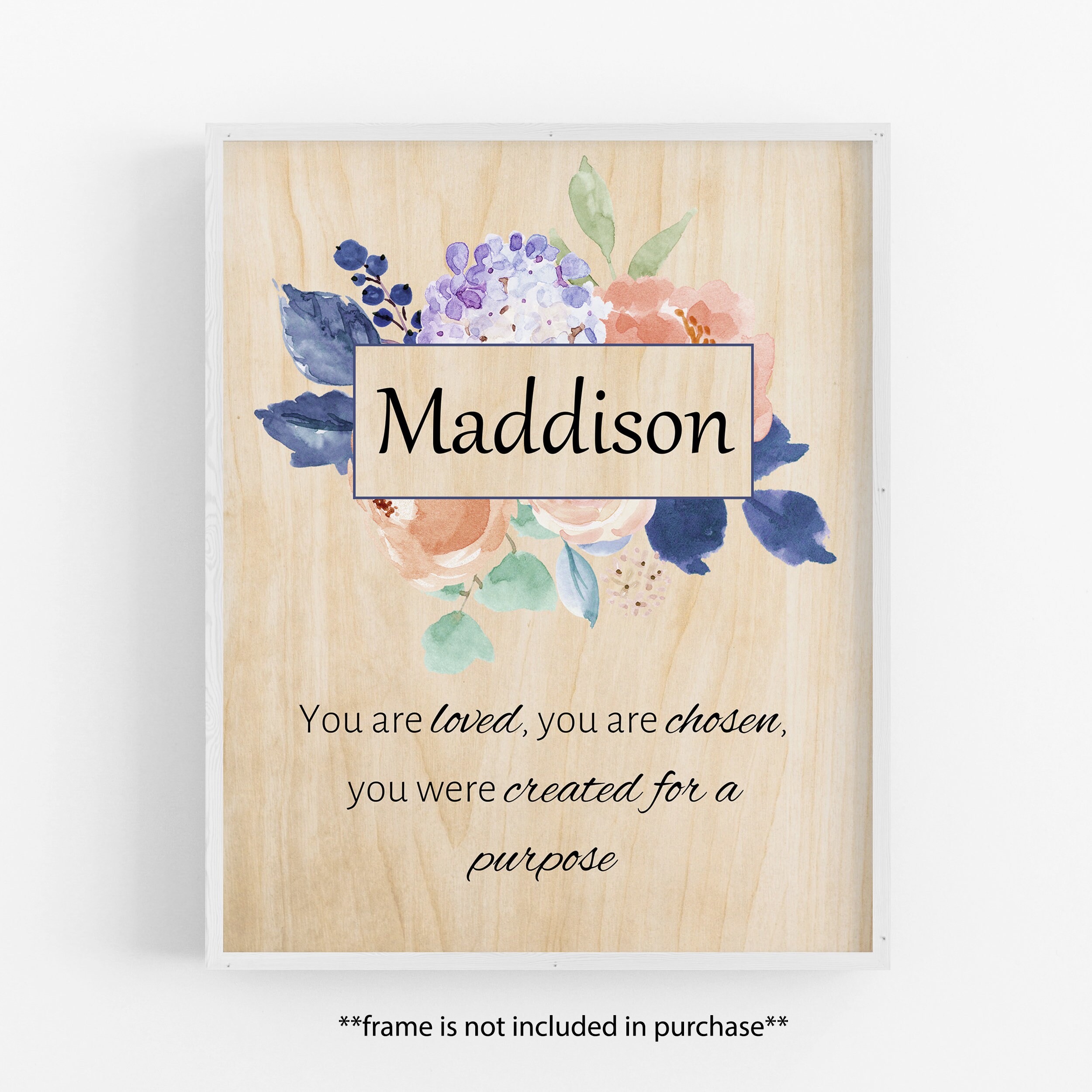 Personalized Christian Gifts for Women / Kids Christian Art / - Etsy