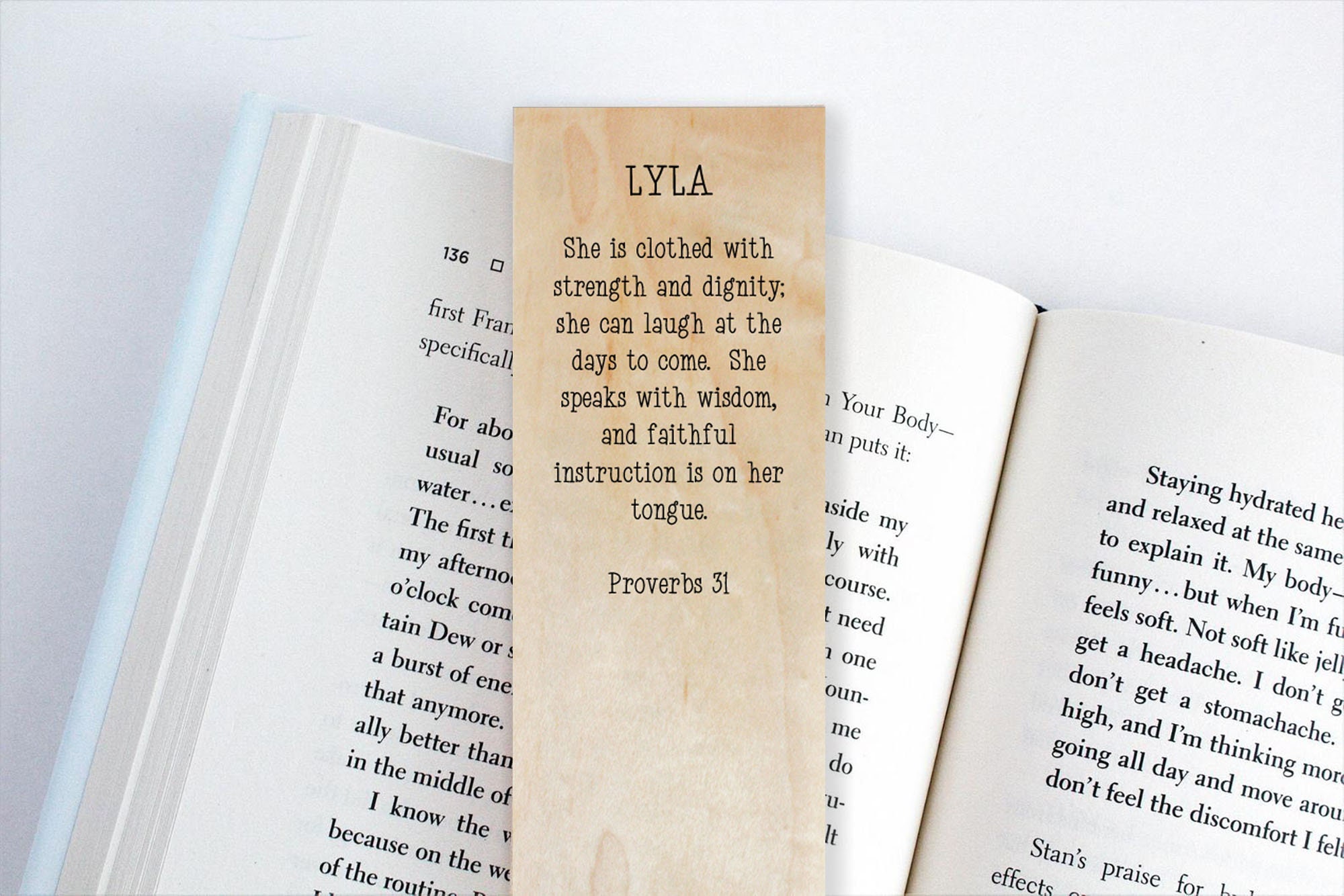 Proverbs 31 Gift Wood Bookmark / Unique Gifts for Women/ | Etsy