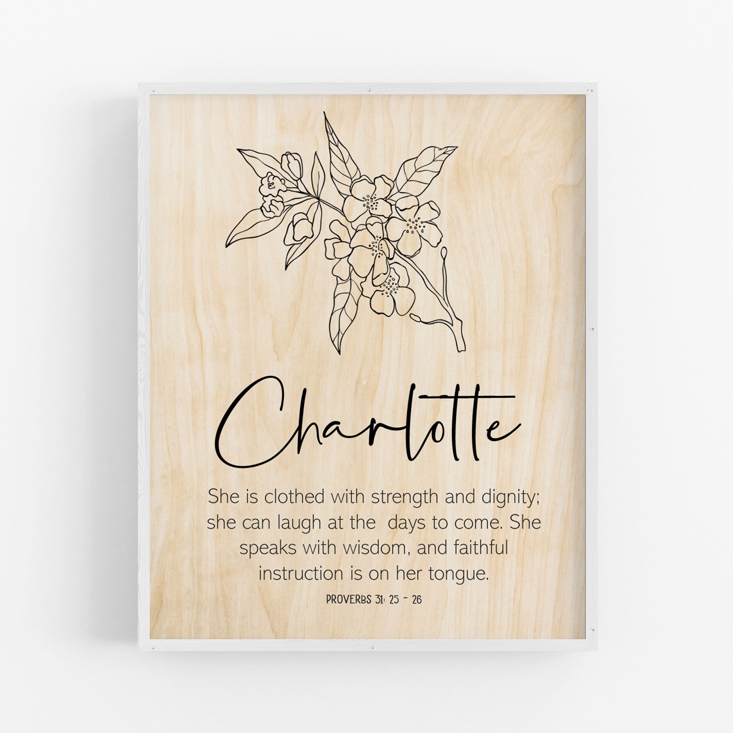 Personalized Christian Gifts for Women / Proverbs 31 Art / - Etsy