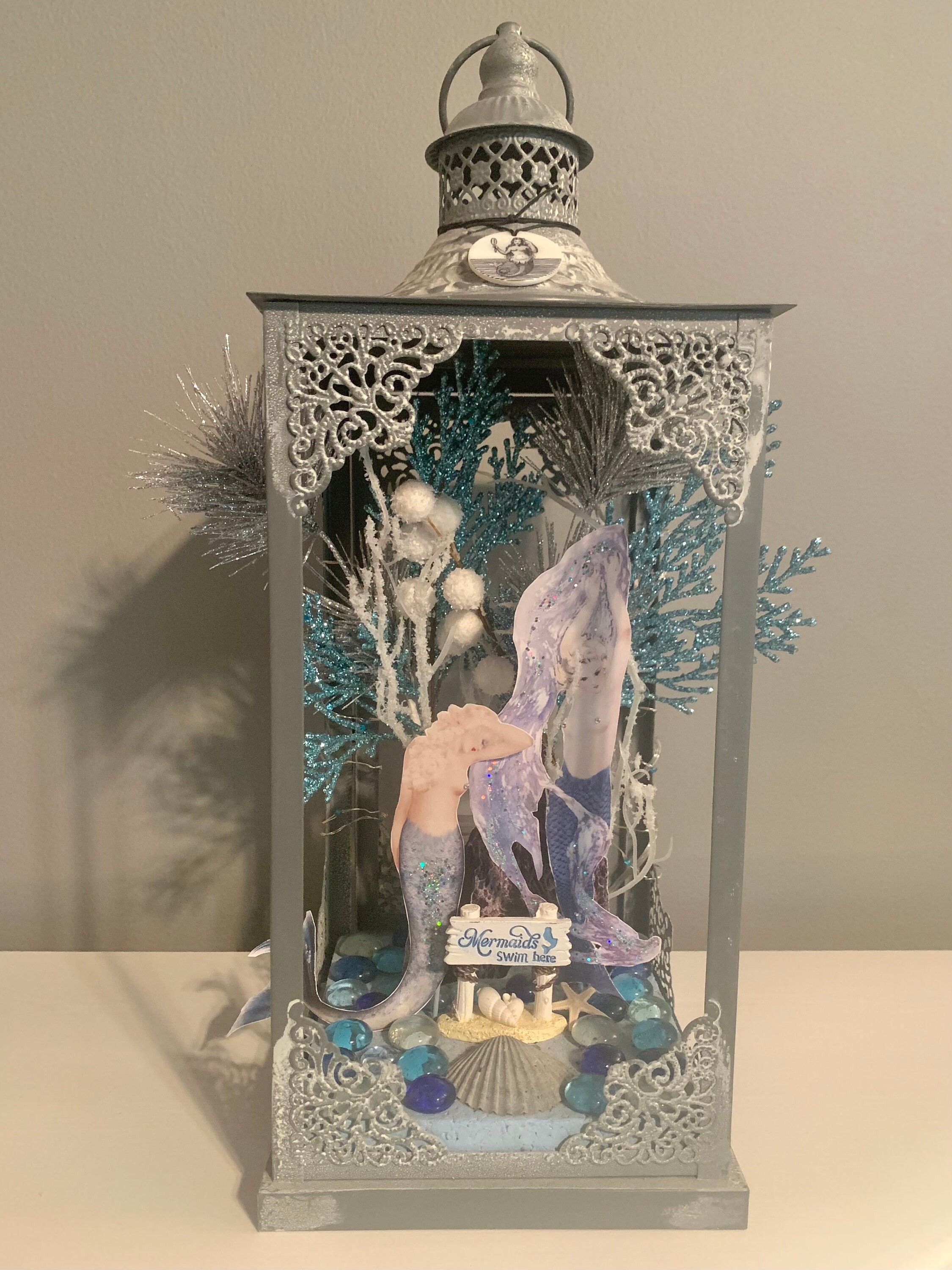 Mermaids Swim Light up Lantern - Etsy