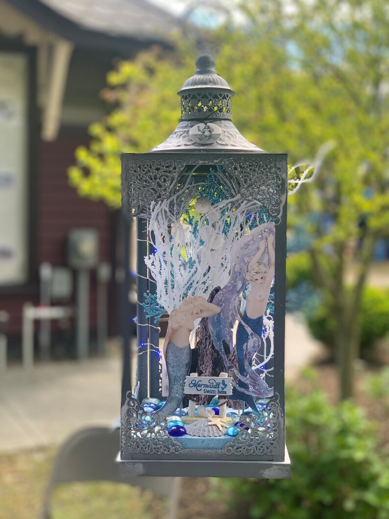 Mermaids Swim Light up Lantern - Etsy