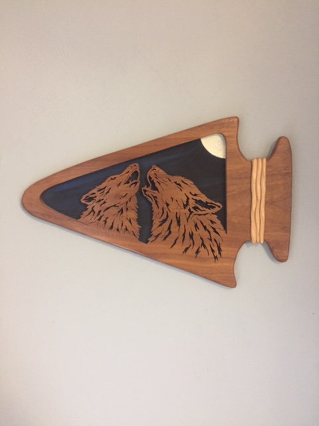 Wolf Arrowhead Wall Art - Etsy