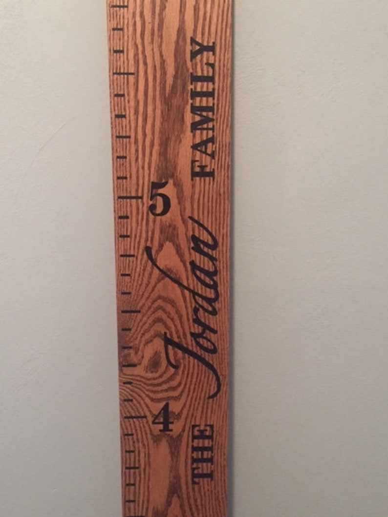 Personalized Growth Chart Ruler - Etsy