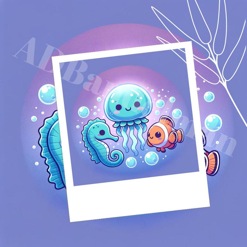 Ocean Trio Characters (digital Download) - Etsy