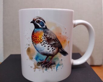 Bobwhite Quail Travel Mug Beautiful Sketch Gift Northern Bob-white ...