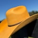 Mustard Wool Cowboy Hat: Western Cattleman Style - Etsy