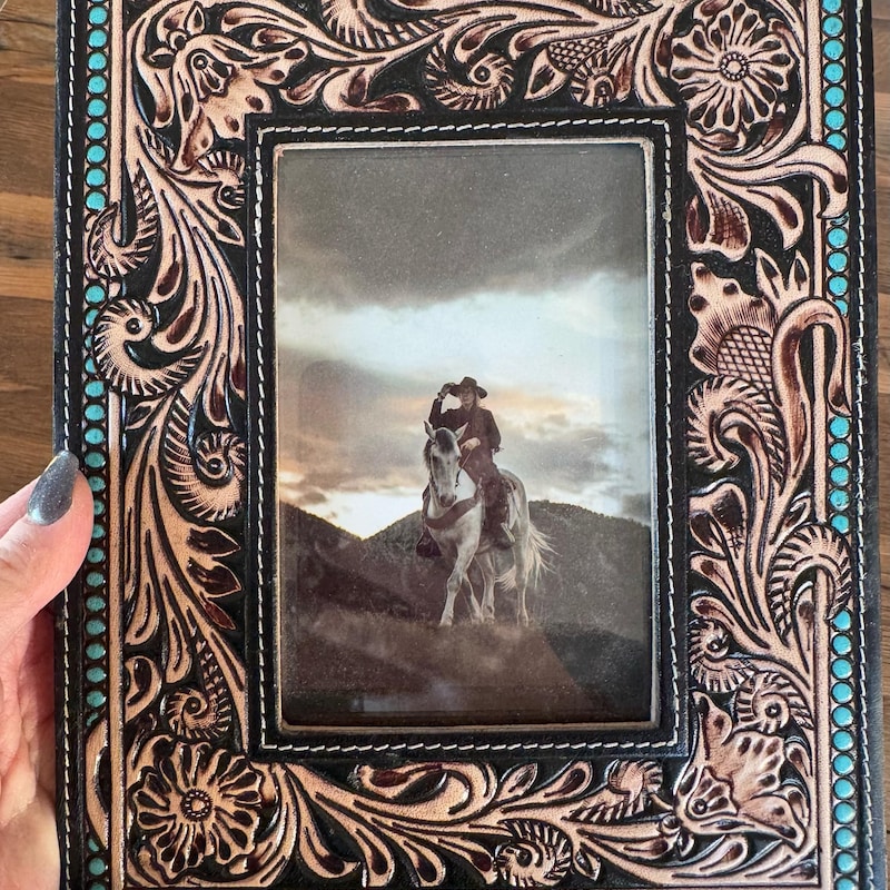 Leather Western Frames - Etsy