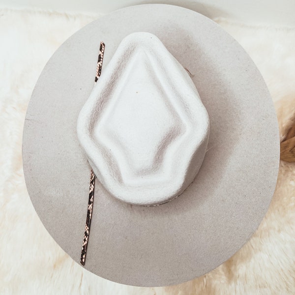 Snakeskin Cowgirl Hat - Etsy