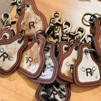 Horse Head, Leather Keychain, Cowgirl, Cowboy, Rodeo, Die Cut, Gift for ...