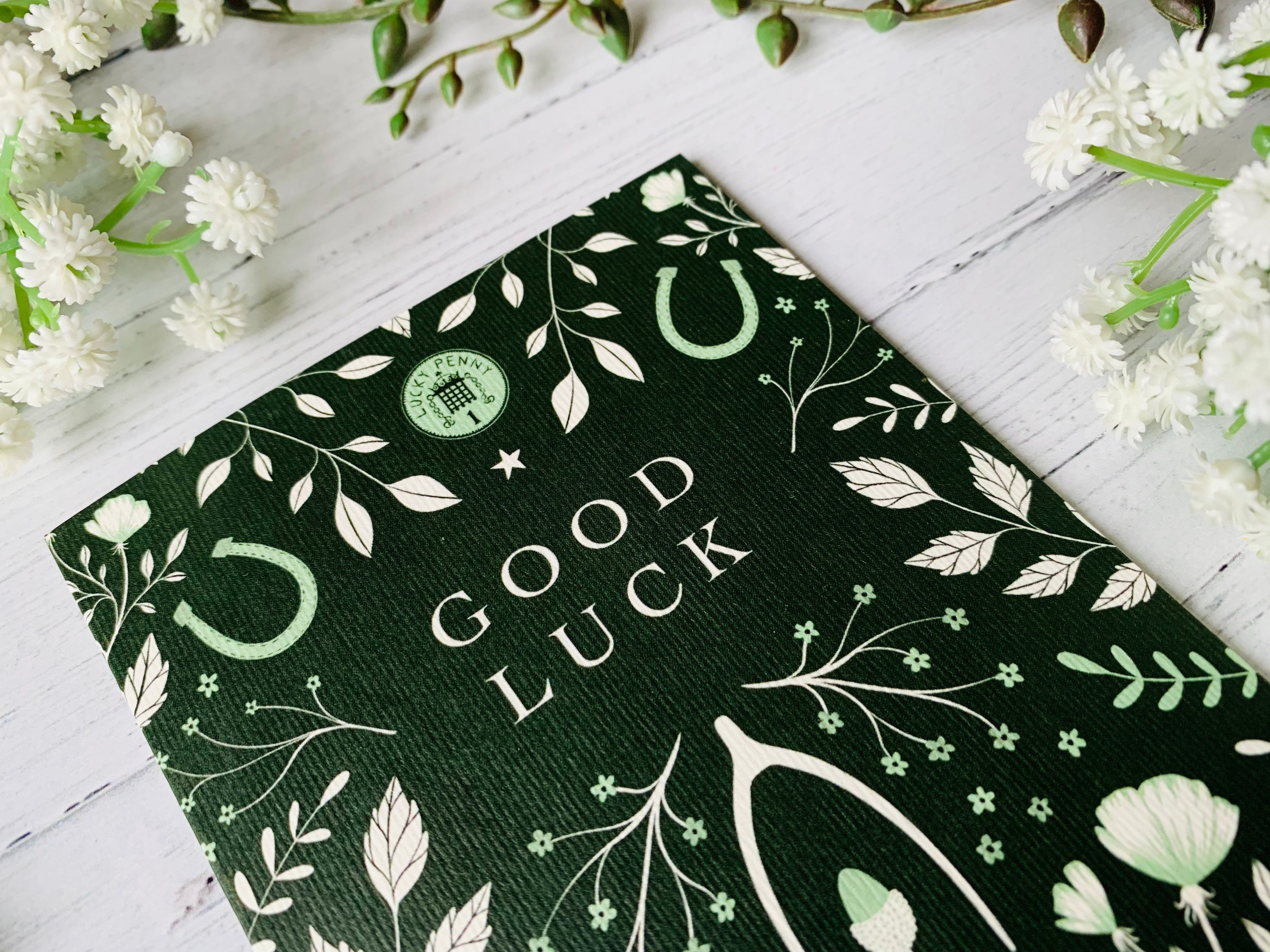 Good Luck Card Lucky Charms Botanical Illustrated Art A6 - Etsy