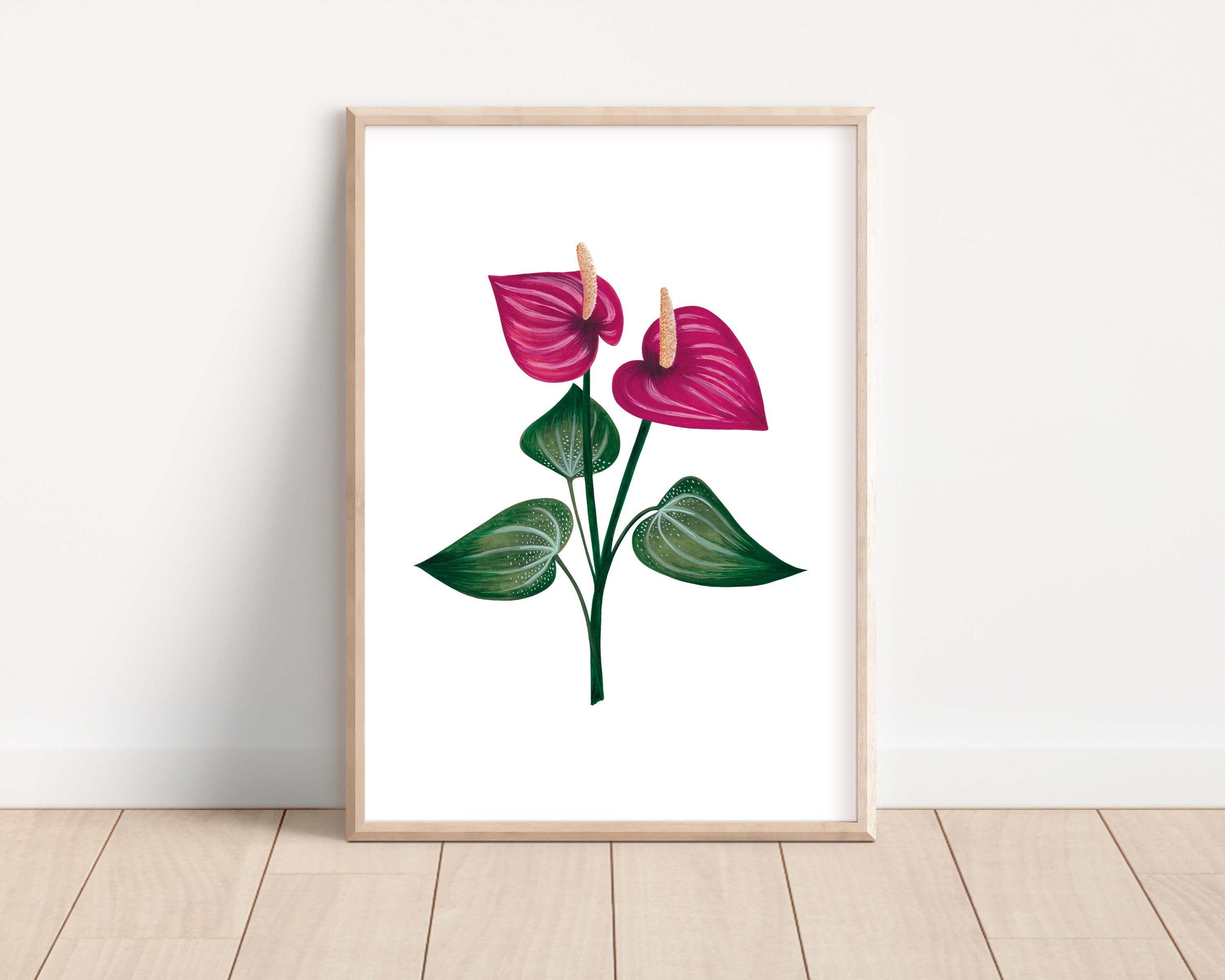 Anthurium Flower Painting