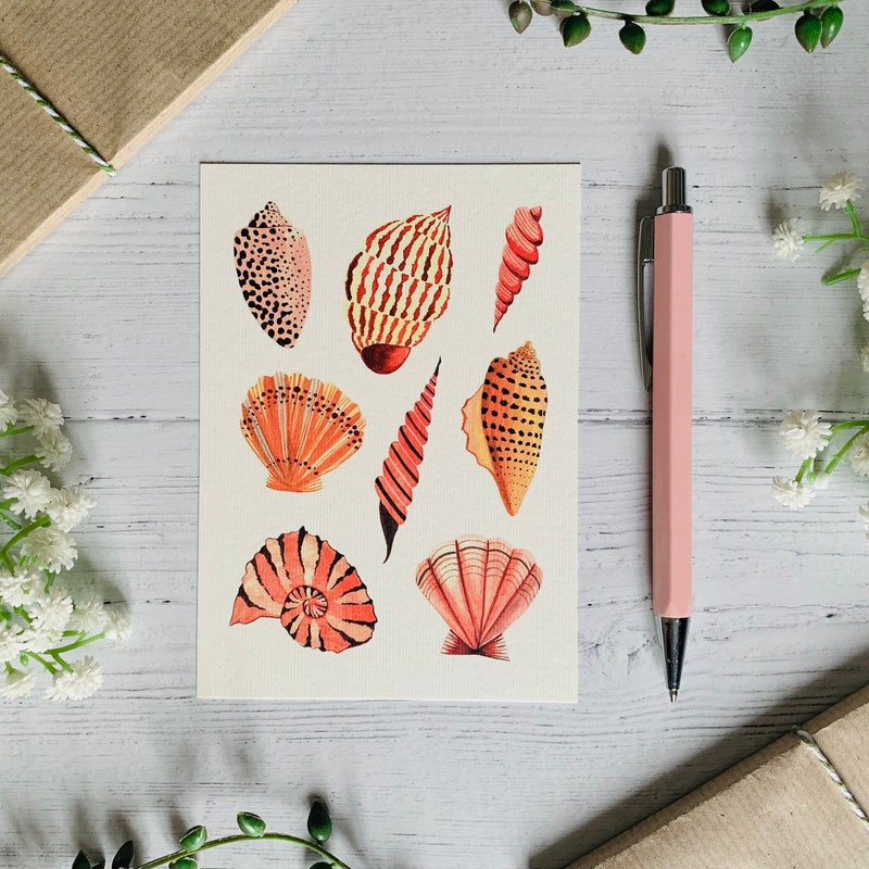 Illustrated Postcard - Etsy