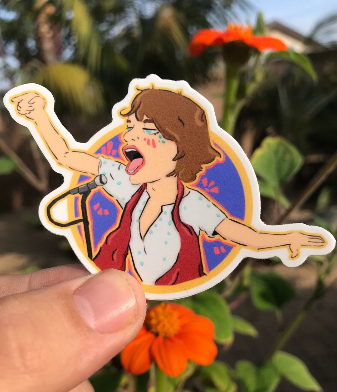Mick Jagger Vinyl Sticker the Rolling Stones Vinyl Sticker - Etsy