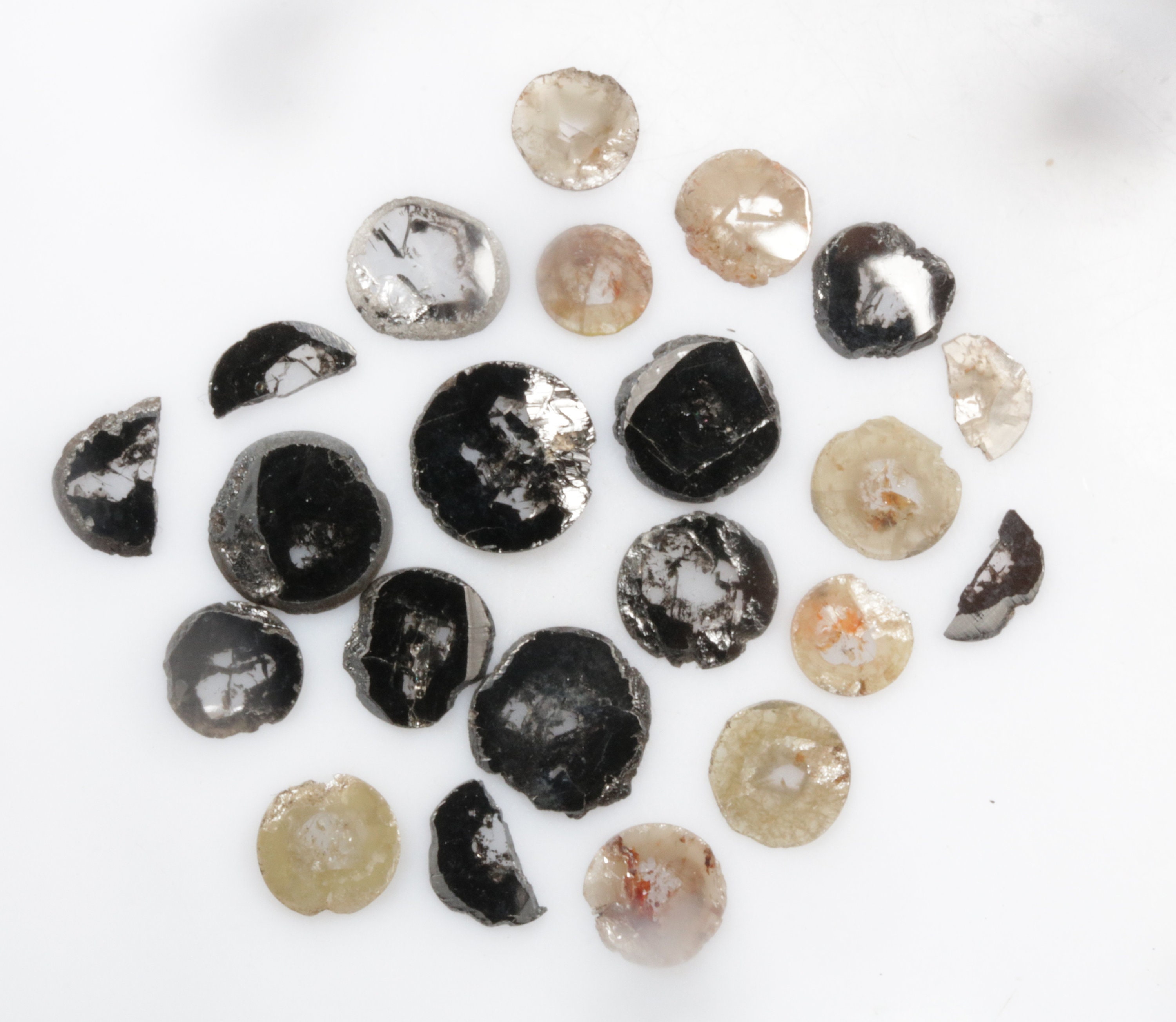 10.06 CT Thin Rough Diamond Lot Slice Uncut Diamond Natural - Etsy