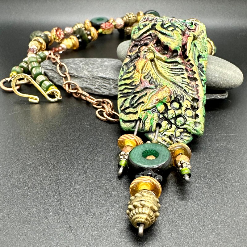 Polymer Clay Necklace - Etsy