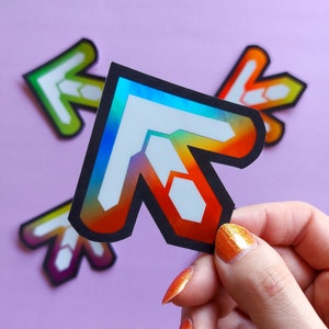 HOLOGRAPHIC DDR STICKERS // Cute Dance Game Arrow Stickers | Dance ...