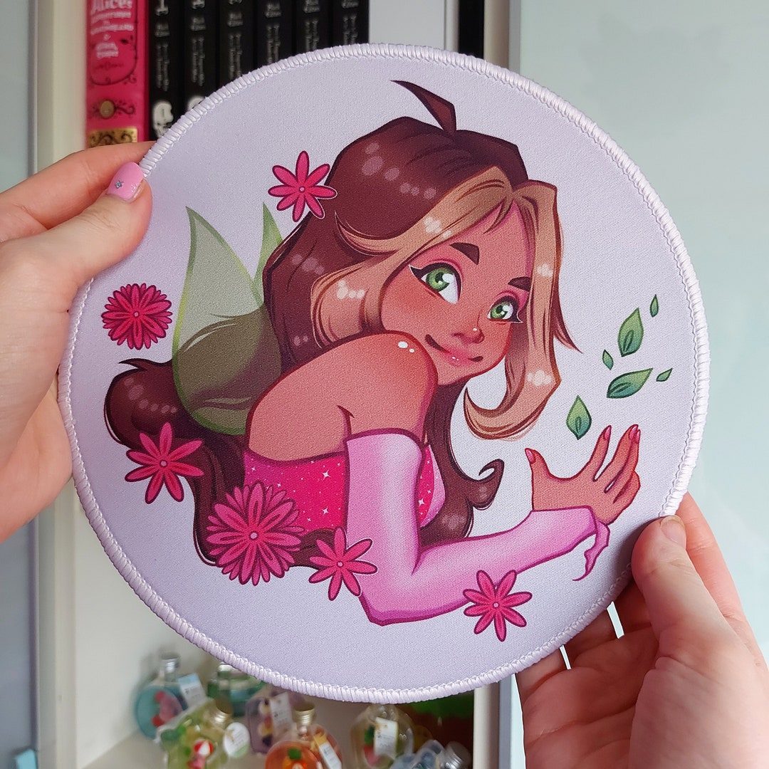Flora of Winx Club Mouse Pads Desk Pads Gaming Gamergirl Gamer Playmat ...