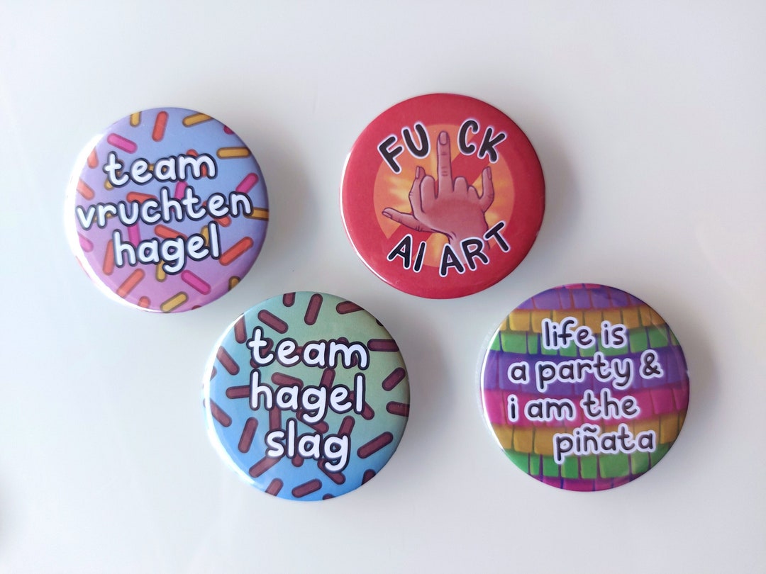 Funny Meme Buttons Joke Badges Pins 58mm Funny Gift - Etsy