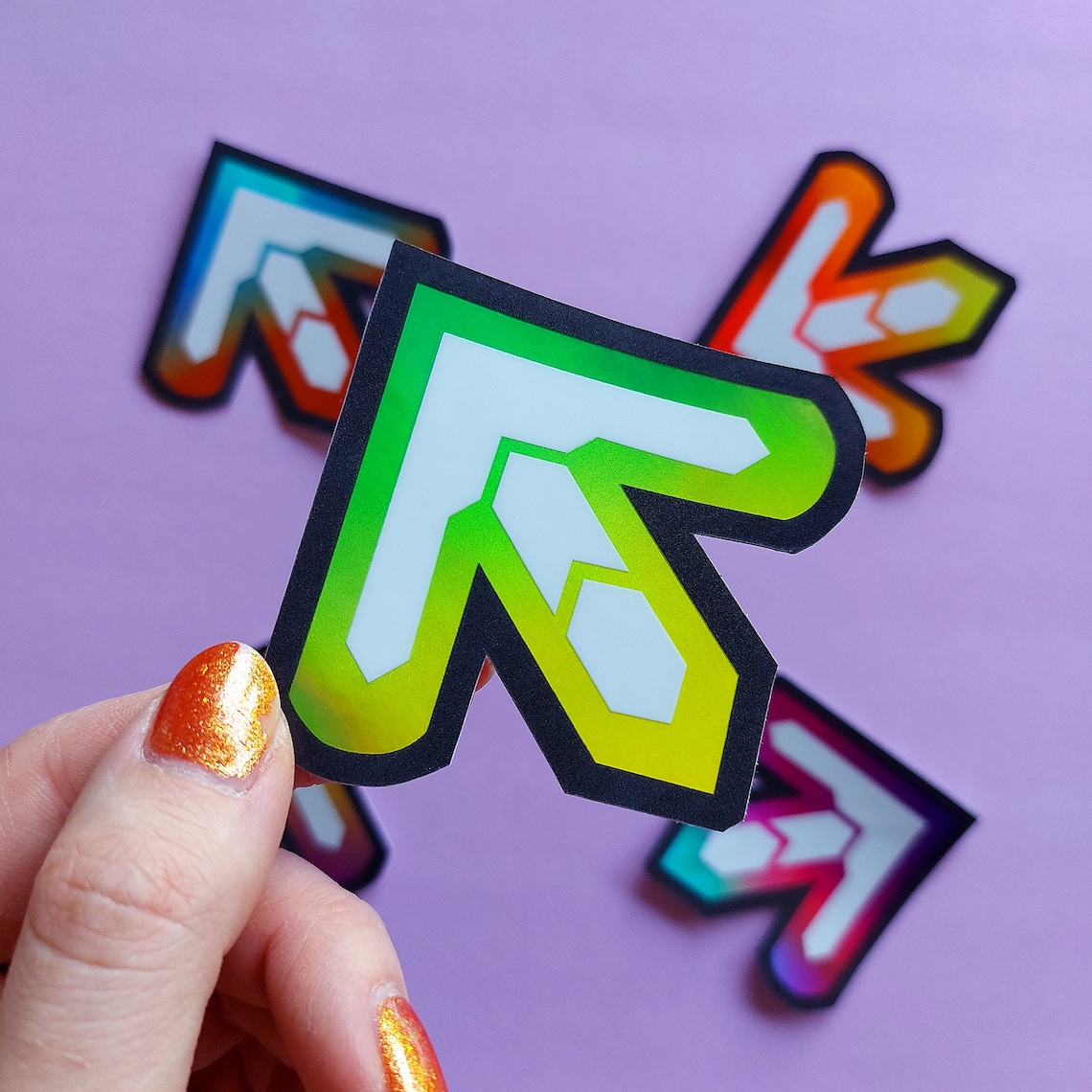 HOLOGRAPHIC DDR Stickers Cute Dance Game Arrow Stickers - Etsy