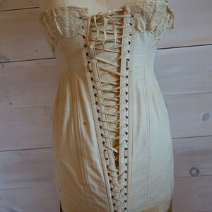 Fabulous Vintage D.F. Cage Dress Form With Edwardian Corset & Garters ...