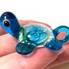 Glass Turtle - Lampwork - Focal Bead - Flamework Artglass - Sculpture ...