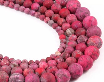 Red Turquoise Beads - Etsy