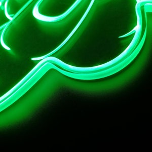 Game Room Console Control Hand RGB Dynamic Glam LED Sign Cut-to-edge ...