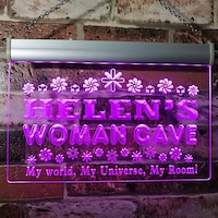 Ma'am Cave Sign, Custom She Shed Sign, Canvas Wrap - Etsy