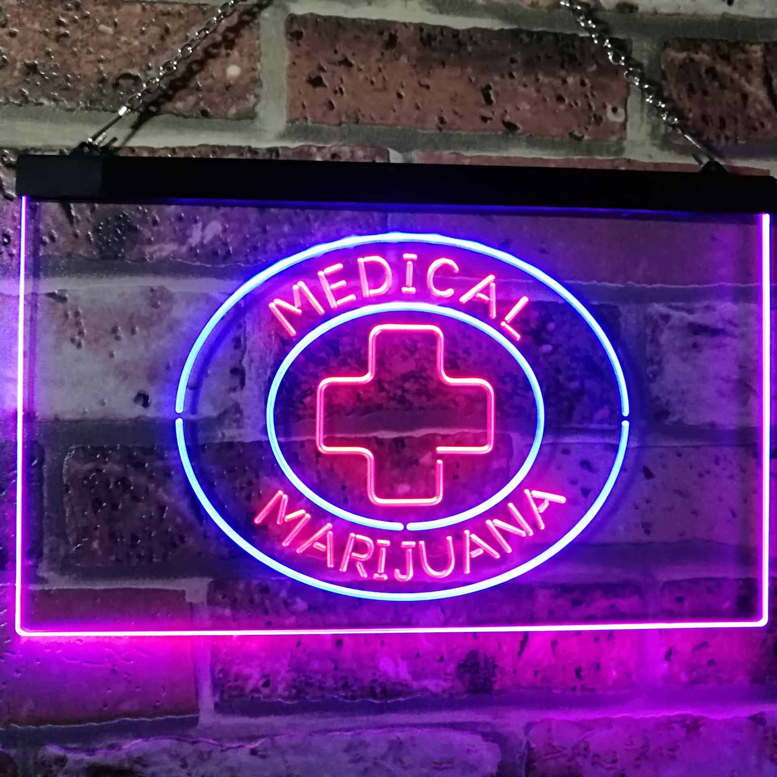Medical Marijuana Cross Sold Here Indoor Display Dual Color - Etsy