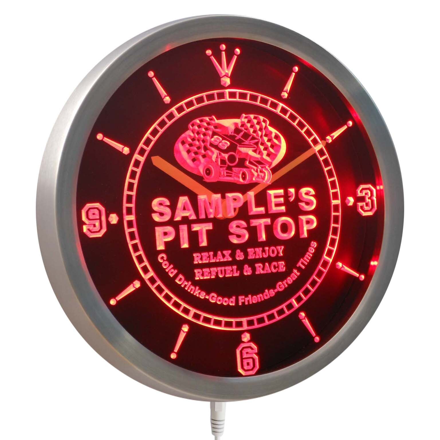 Pit Stop Personalized Your Name Car Racing Bar Beer Neon Sign | Etsy