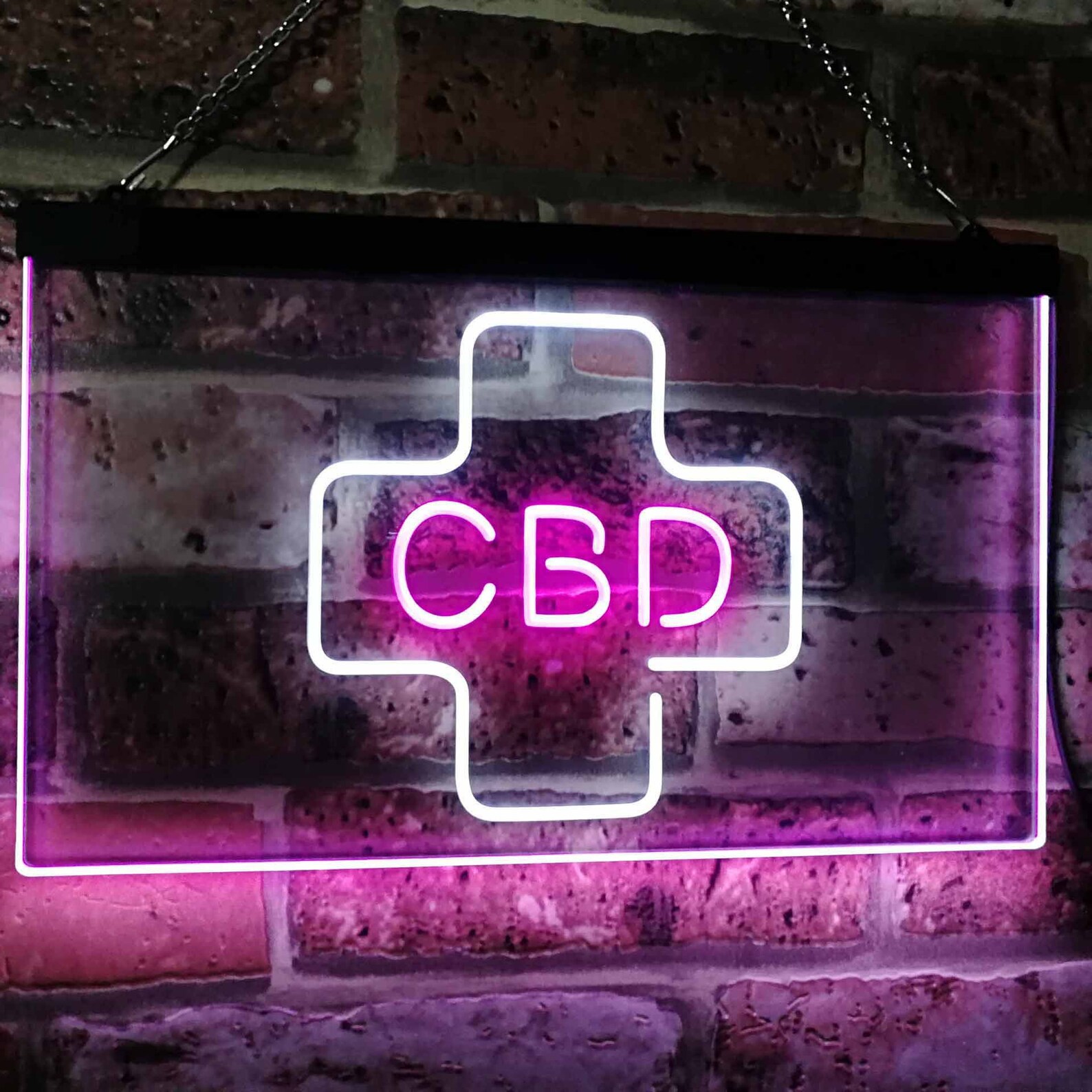 CBD Cross Dual Color LED Neon Sign St6-i3083 - Etsy