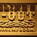 Wpa0198 Name Personalized HANG OUT Girl Room Decoration Wood Engraved ...