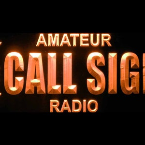 Custom Amateur Radio Your Call Sign Led Neon Sign St3-wb-tm - Etsy
