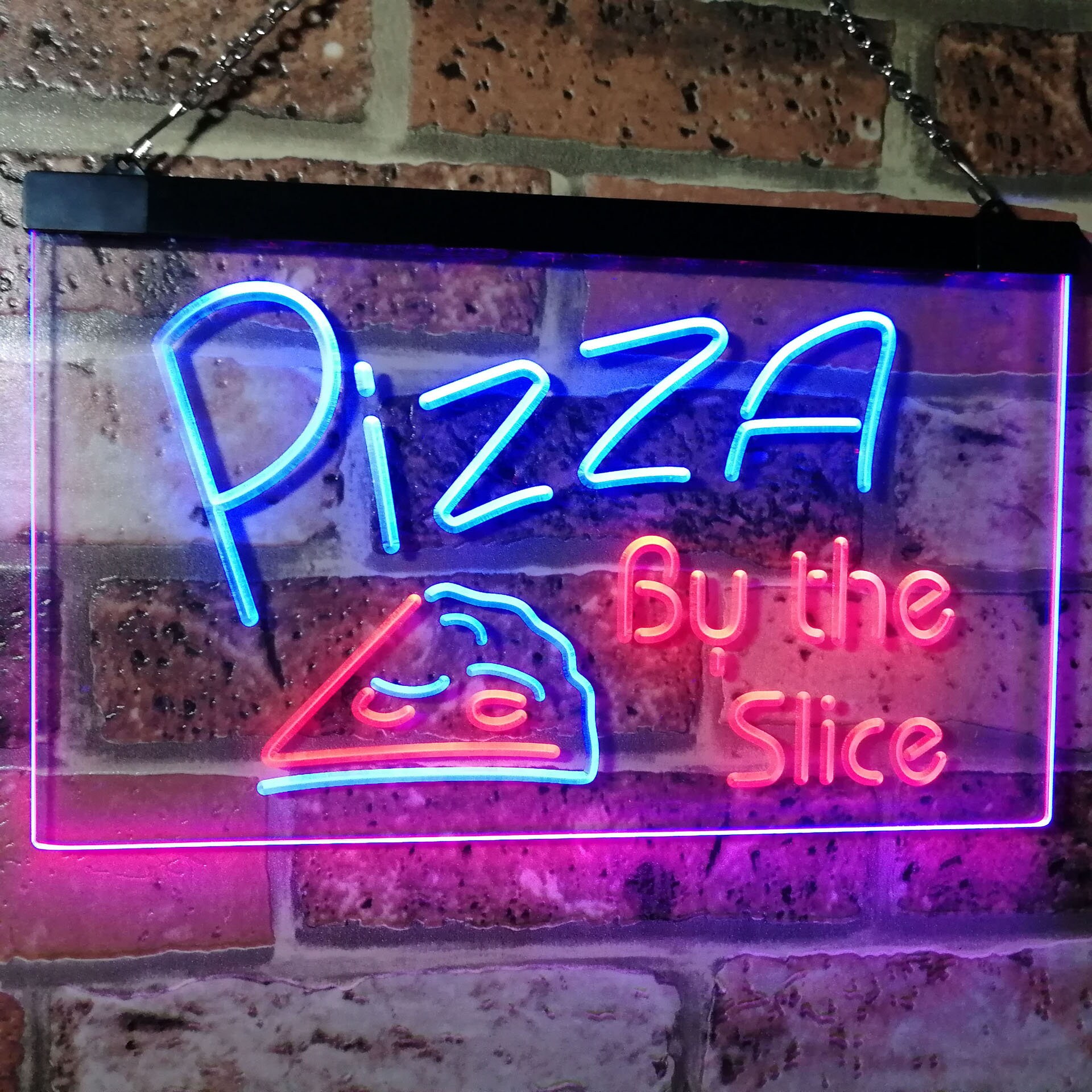 Pizza by The Slice Shop Display Advertising DÃ©cor Dual Color | Etsy