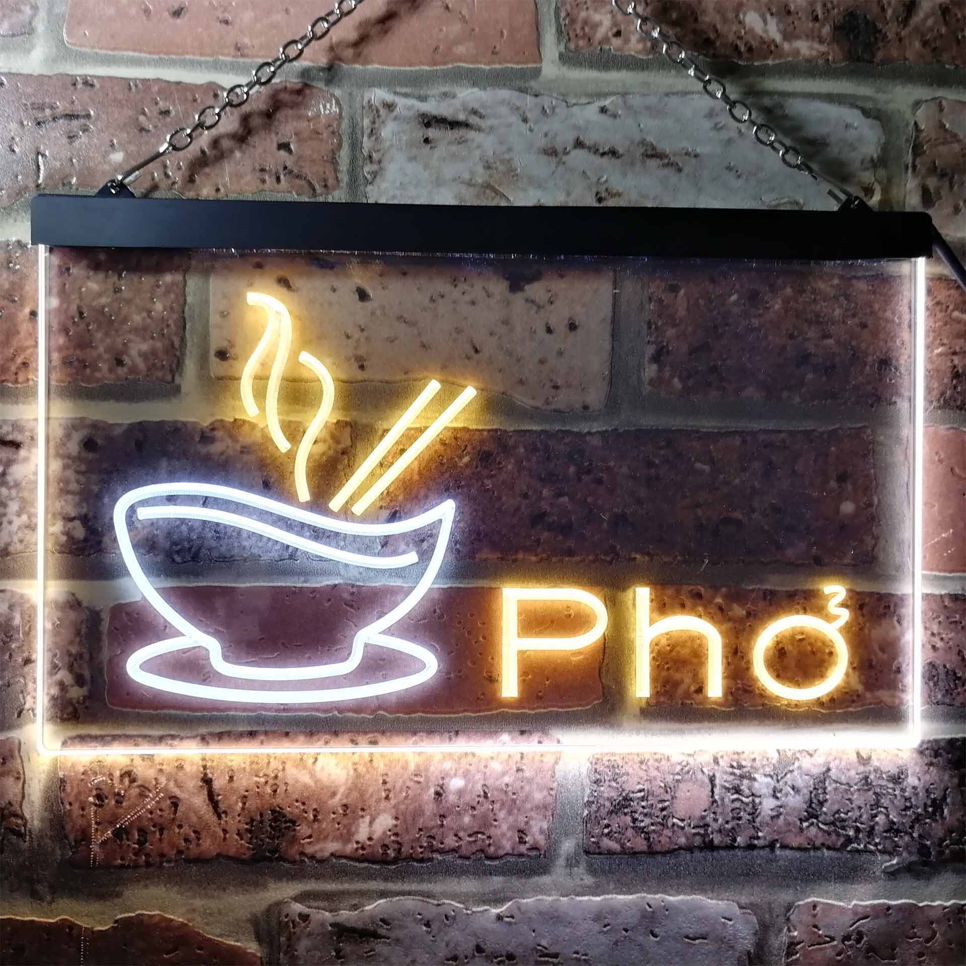 Pho Vietnamese Noodles Restaurant Dual Color LED Neon Sign | Etsy