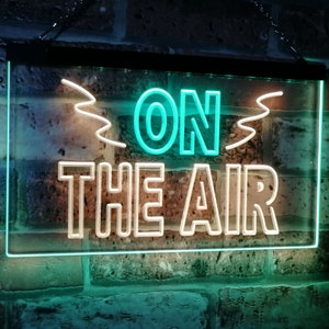 On Air Studio Recording in Progress Dual Color LED Neon Sign St6-i2066 ...