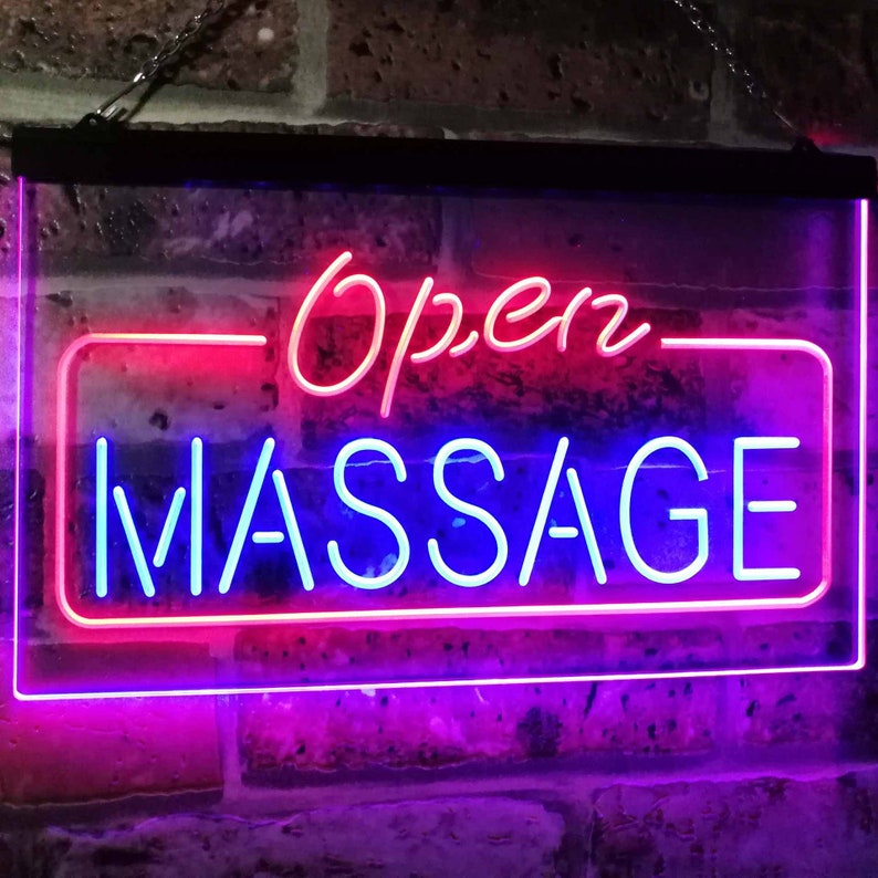 Massage Therapy Open Walk-in-welcome Display Body Care Dual | Etsy