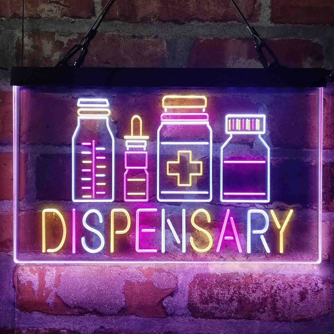 Dispensary Store Medical Tri-color Led Neon Sign St9-i3205 - Etsy