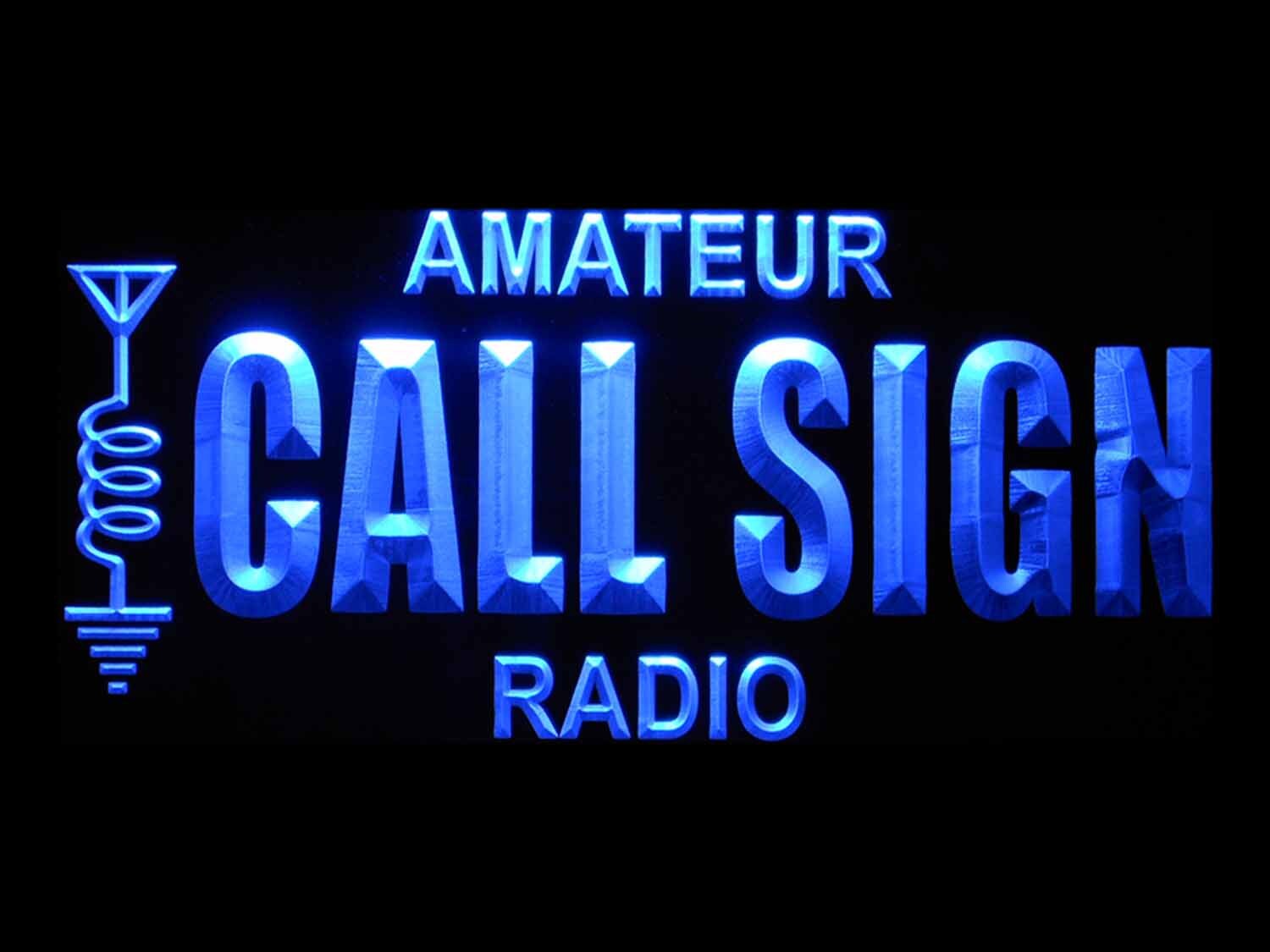 Custom Amateur Radio Your Call Sign Led Neon Sign St3-wb-tm | Etsy