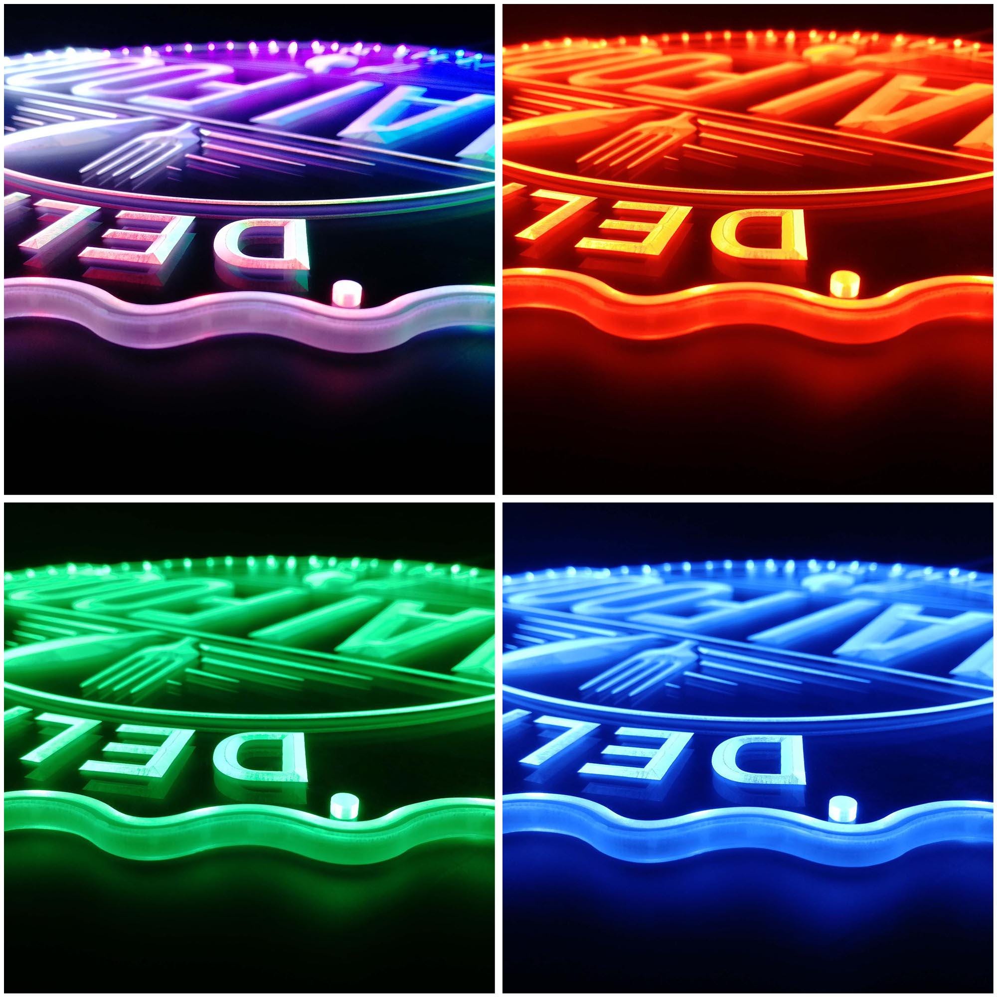 Thai Food Cafe Restaurant Open RGB Dynamic Glam LED Sign - Cut-to-edge ...