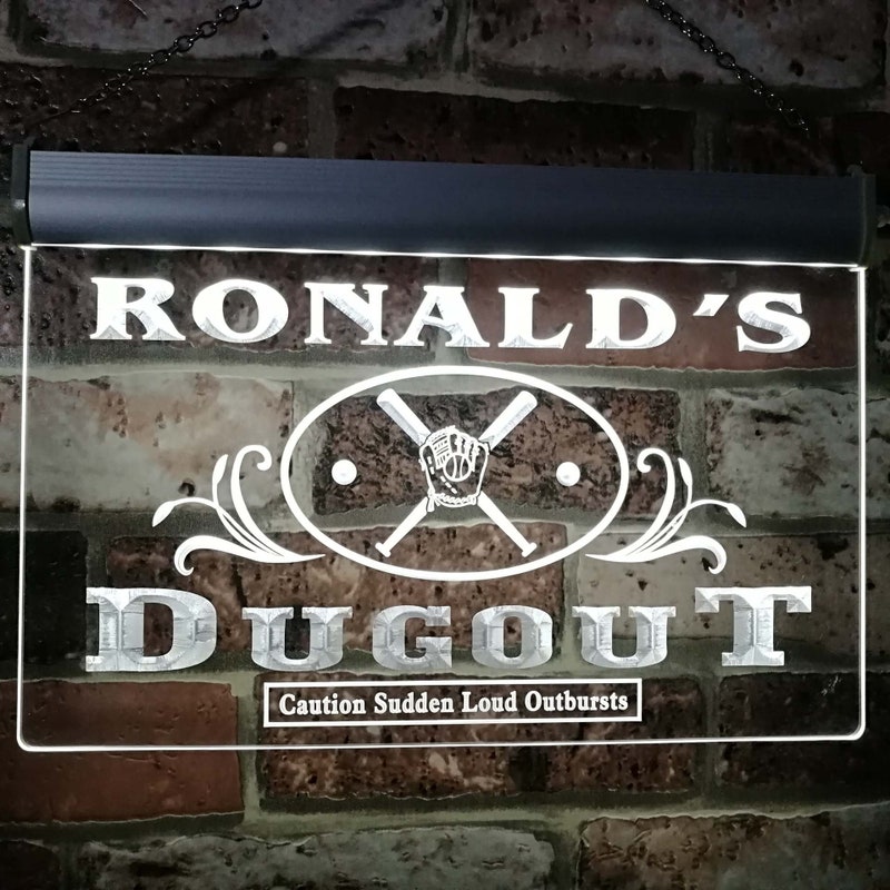 Baseball Dugout Sign - Etsy