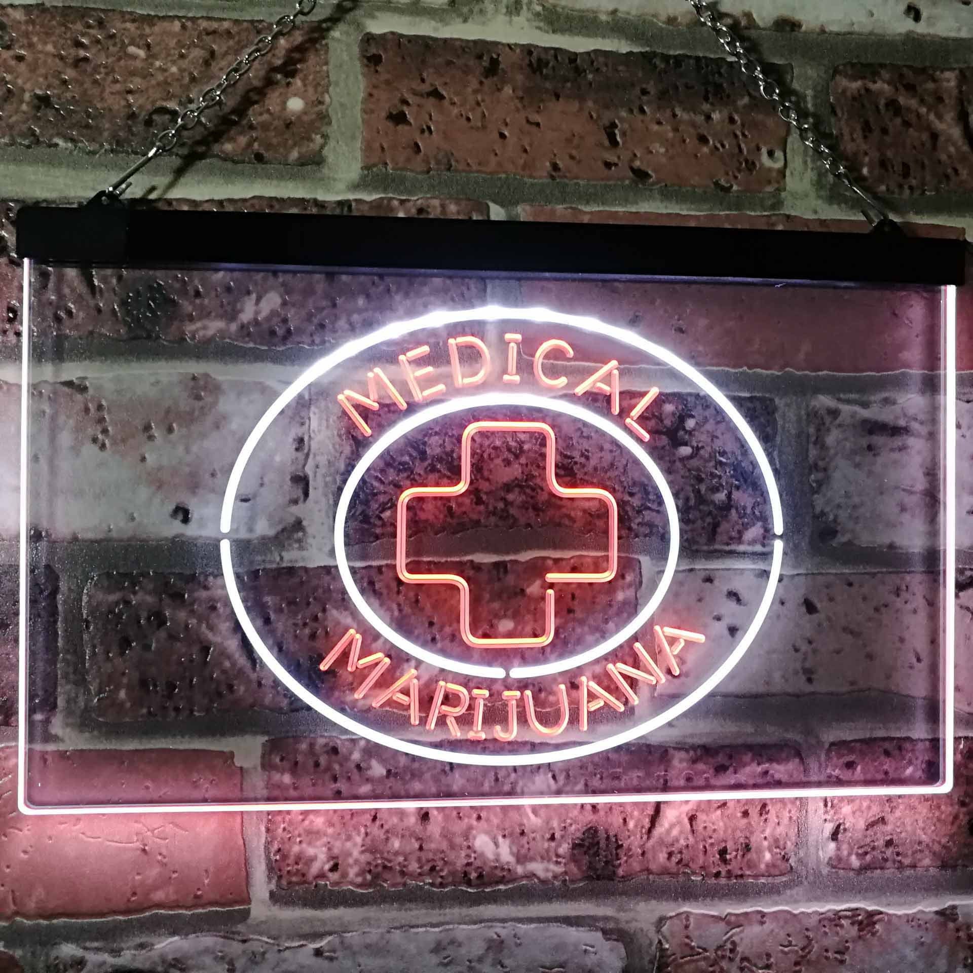 Medical Marijuana Cross Sold Here Indoor Display Dual Color | Etsy