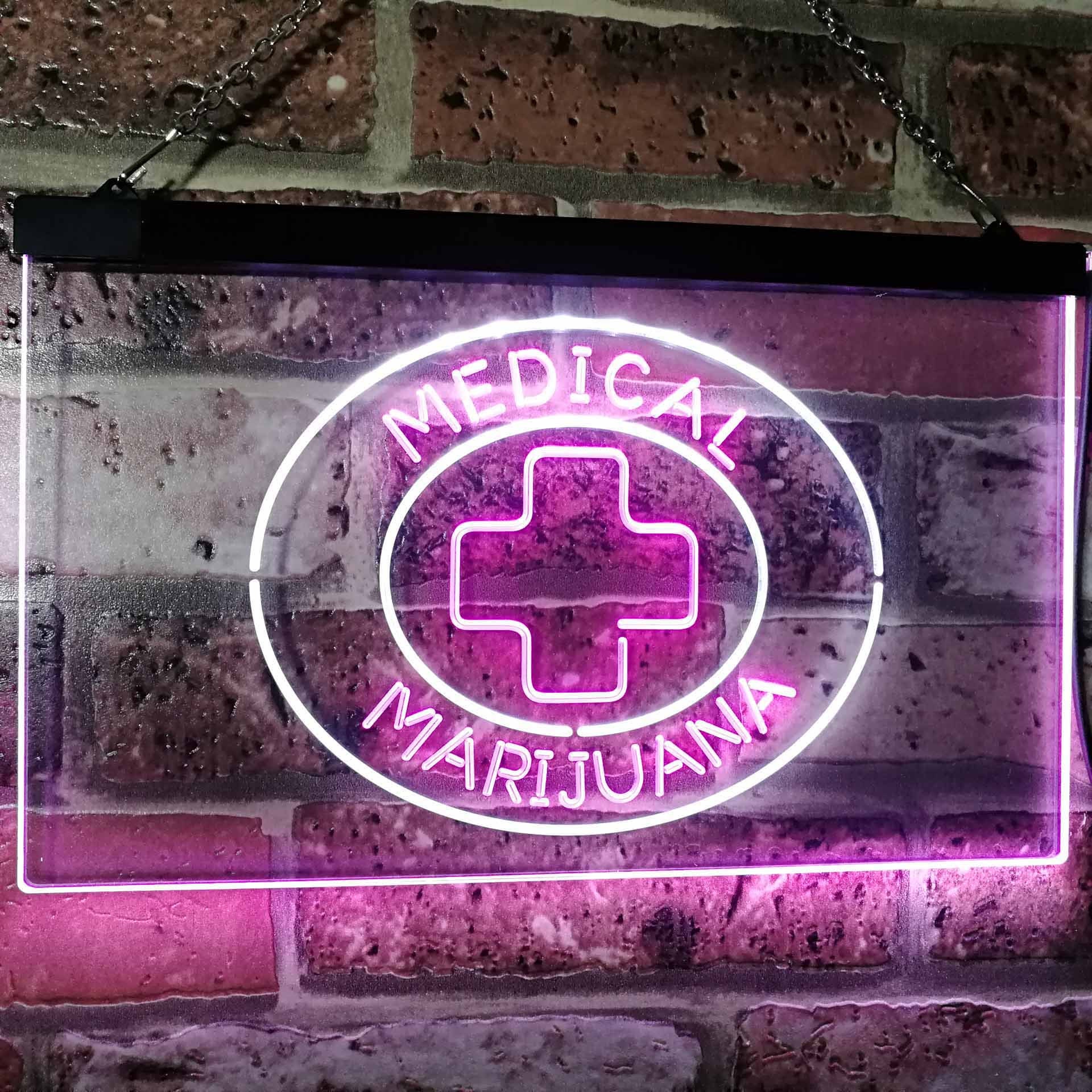 Medical Marijuana Cross Sold Here Indoor Display Dual Color | Etsy