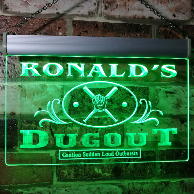 Baseball Dugout Sign - Etsy