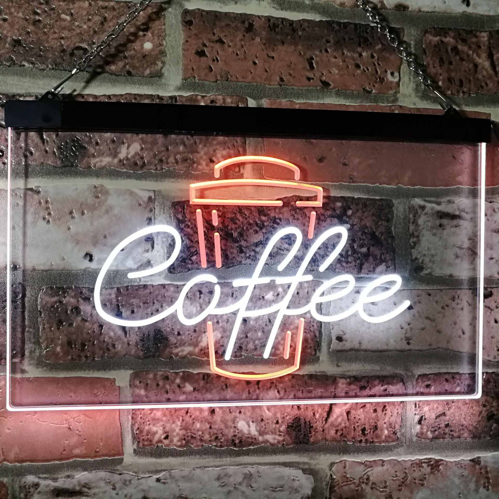 Coffee Cup Home DÃ©cor Shop Display Dual Color LED Neon Sign St6-i2361 ...