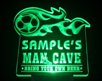 Led Man Cave Sign - Etsy