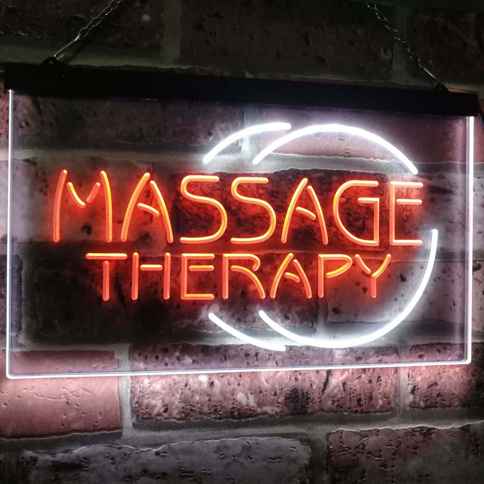 Massage Therapy Business Display Dual Color LED Neon Sign | Etsy
