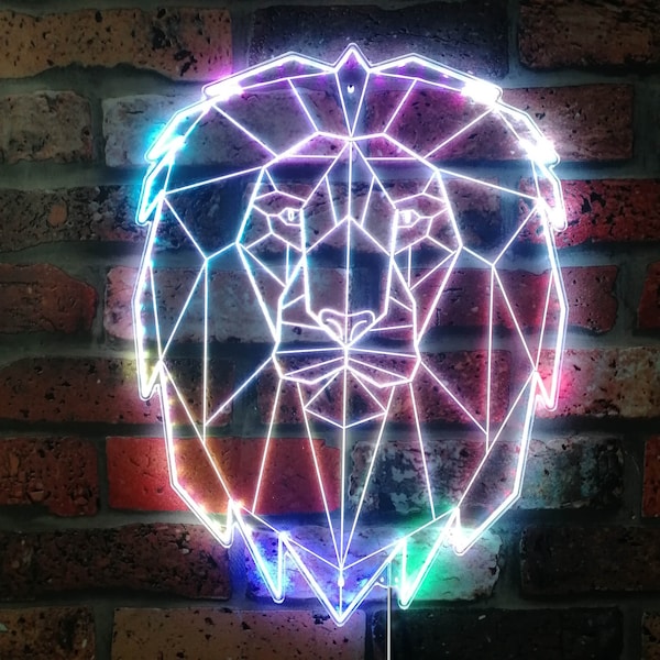 Lion Led Sign - Etsy